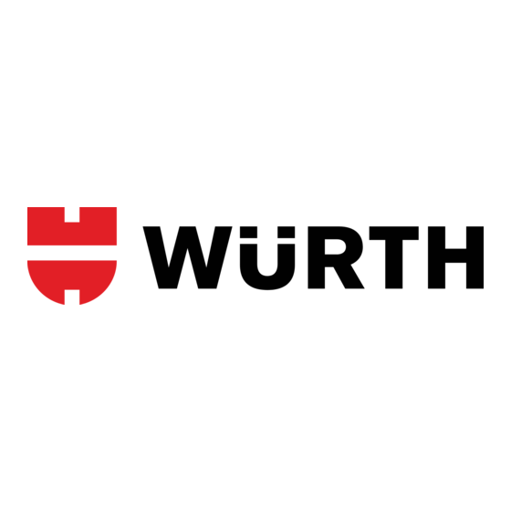 WÜRTH MASTER EWS 115 BEDIENUNGSANLEITUNG Pdf-Herunterladen | ManualsLib