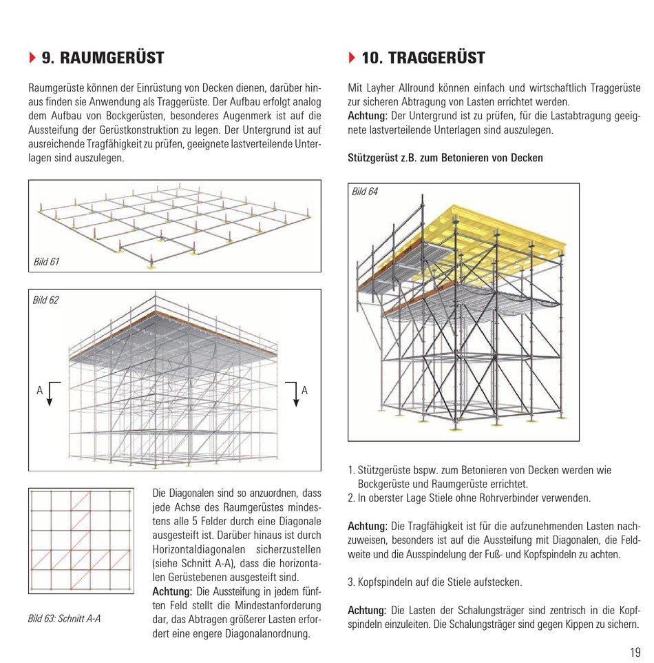 Raumgerüst; Traggerüst - Layher AllroundGerüst Aufbau- Und ...
