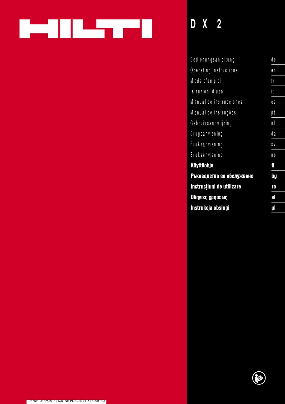 HILTI DX 2 BEDIENUNGSANLEITUNG Pdf-Herunterladen | ManualsLib