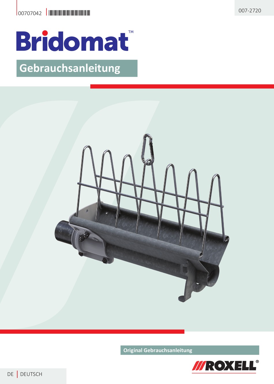 ROXELL BRIDOMAT GEBRAUCHSANLEITUNG Pdf-Herunterladen | ManualsLib