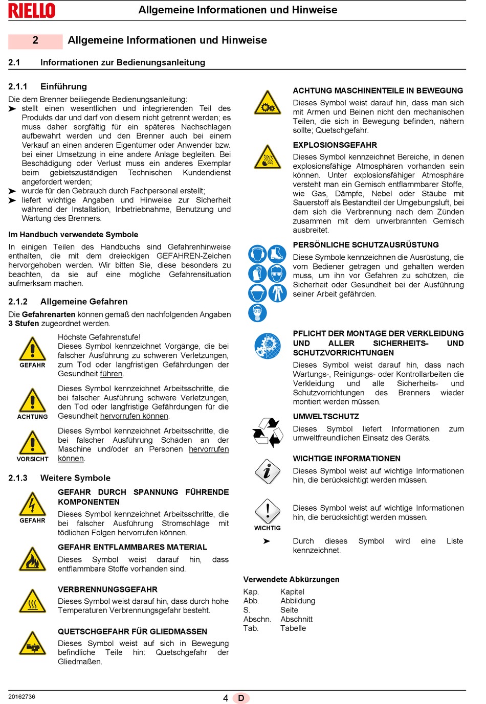 Allgemeine Informationen Und Hinweise; Informationen Zur Bedienungsanleitung; Einführung ...