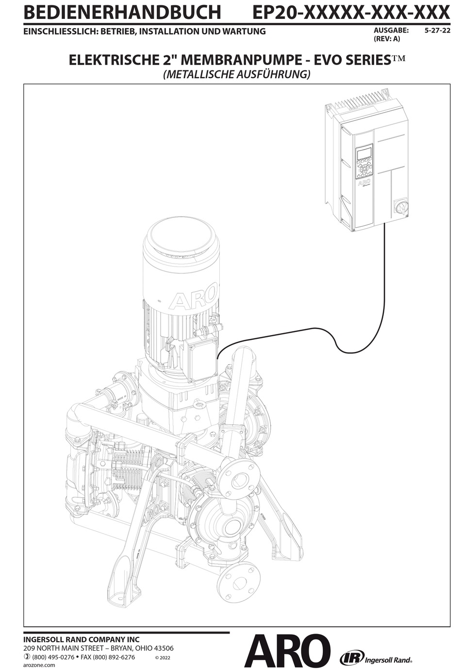 INGERSOLL-RAND ARO EVO-SERIE BEDIENERHANDBUCH Pdf-Herunterladen ...