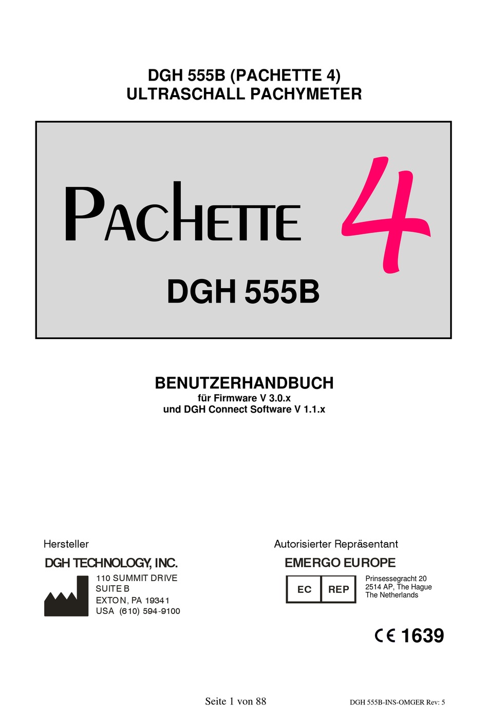 DGH TECHNOLOGY PACHETTE 4 BENUTZERHANDBUCH Pdf-Herunterladen | ManualsLib