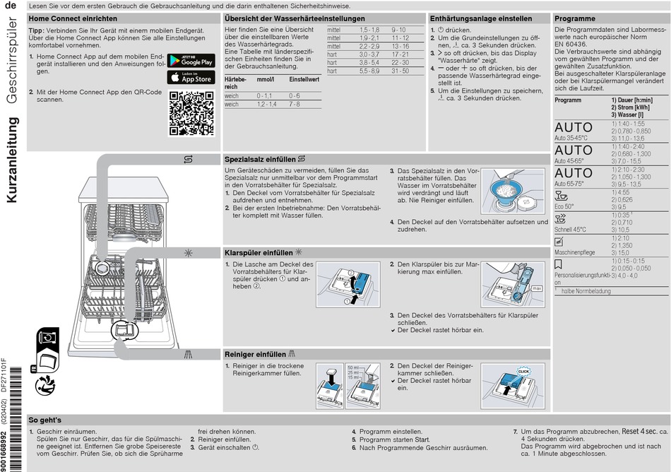 GAGGENAU DF271101F KURZANLEITUNG Pdf-Herunterladen | ManualsLib