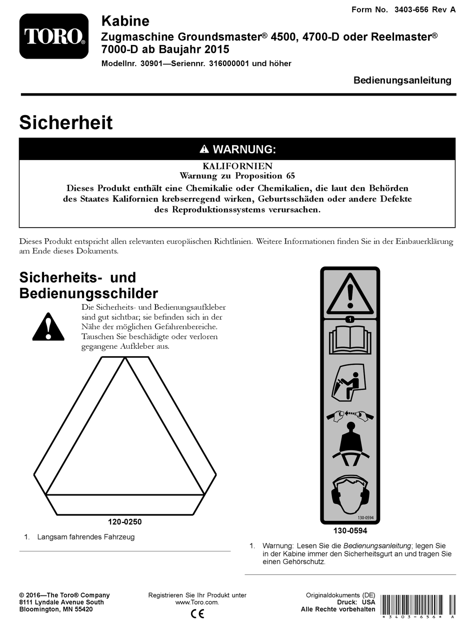 TORO 30901 BEDIENUNGSANLEITUNG Pdf-Herunterladen | ManualsLib