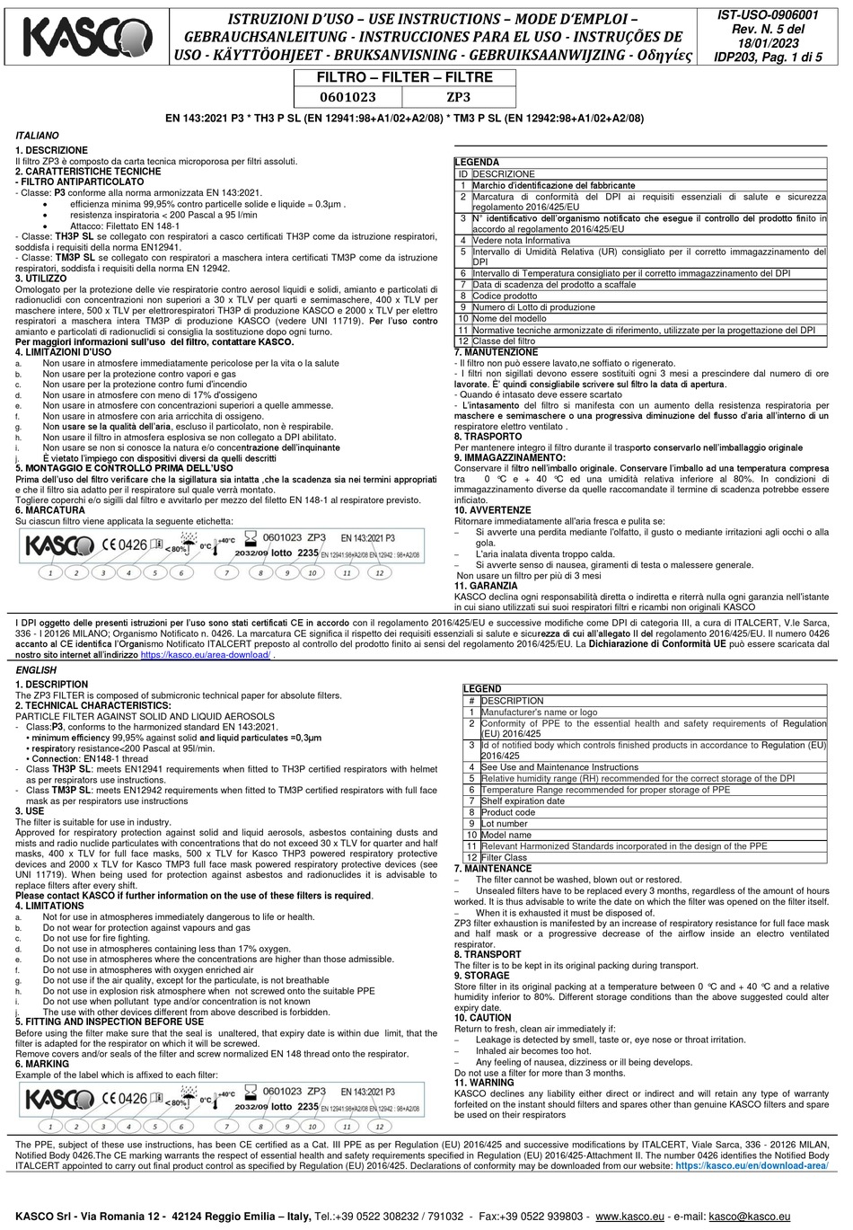 KASCO ZP3 GEBRAUCHSANLEITUNG Pdf-Herunterladen | ManualsLib