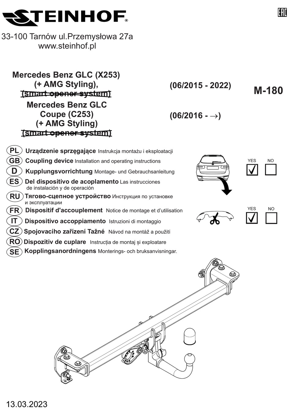 STEINHOF M-180 MONTAGE- UND GEBRAUCHSANLEITUNG Pdf-Herunterladen ...