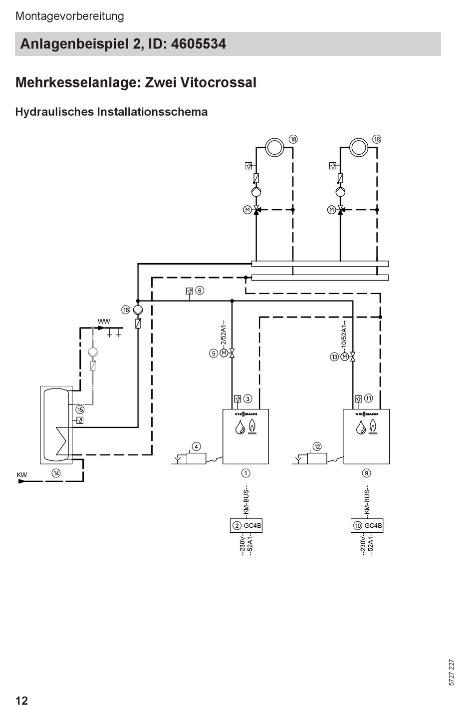 Anlagenbeispiel 2 Id 4605534 Viessmann VITOTRONIC 100 