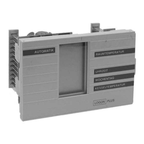 Automatik; Urlaub; Party; Beschreibung Der Betriebsarten - elco LOGON ...