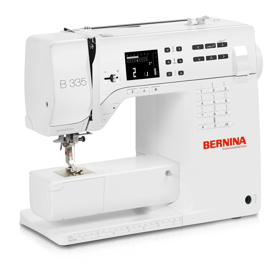 BERNINA 325 BEDIENUNGSANLEITUNG Pdf-Herunterladen | ManualsLib