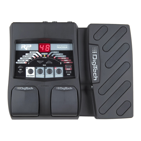 Inhaltsverzeichnis - DigiTech RP90 Besitzeranweisungen [Seite 4 ...