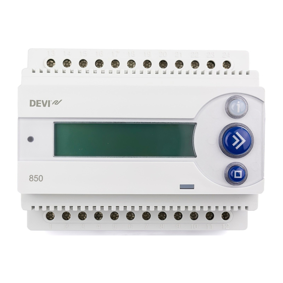 DEVI DEVIREG 850 INSTALLATIONS- UND BENUTZERHANDBUCH Pdf-Herunterladen ...
