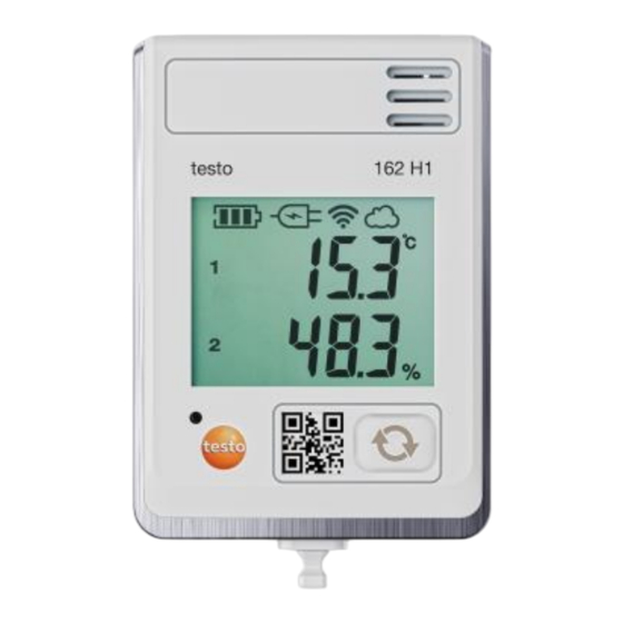 TESTO 162 BEDIENUNGSANLEITUNG Pdf-Herunterladen | ManualsLib