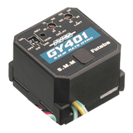 ROBBE-FUTABA GY401 EINBAU- UND BEDIENUNGSANLEITUNG Pdf-Herunterladen ...