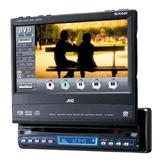 JVC EXAD KD-AV7001 BEDIENUNGSANLEITUNG Pdf-Herunterladen | ManualsLib