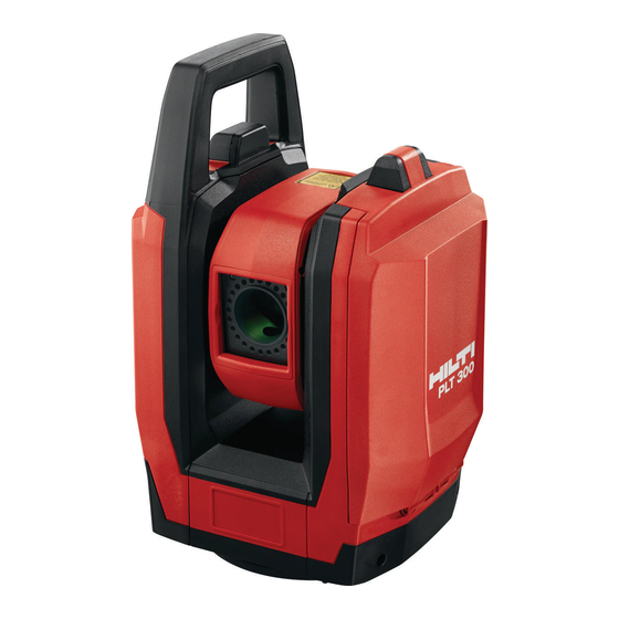 HILTI PLT 300 BEDIENUNGSANLEITUNG Pdf-Herunterladen | ManualsLib