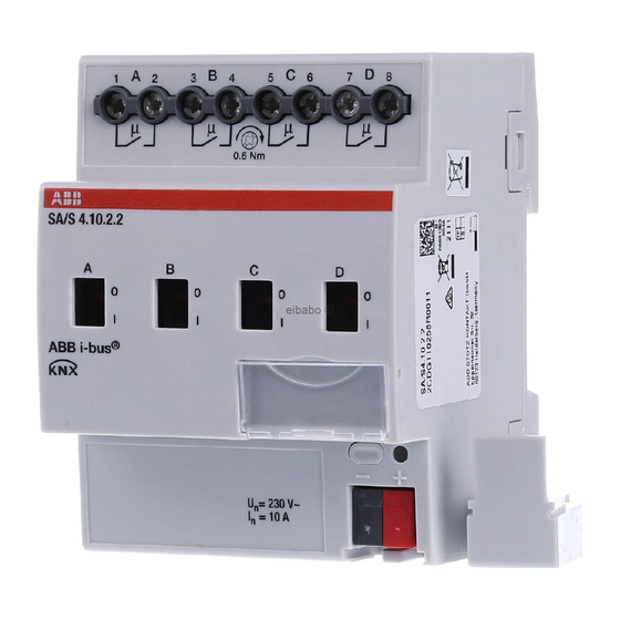 ABB SA SERIES HANDBUCH Pdf-Herunterladen | ManualsLib