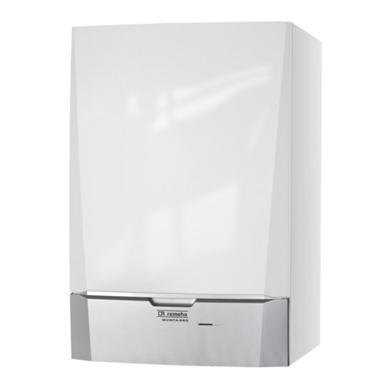 Empfehlungen; Aufkleber Mit Anweisungen; Änderungen - REMEHA Quinta Pro ...