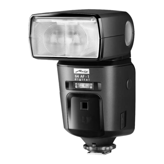 Automatik-Blitzbetrieb; Stroboskop-Blitzbetrieb - Metz Mecablitz 64 AF ...
