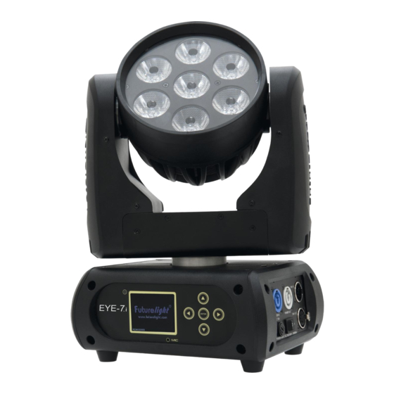 Dmx-512 Connection / Connection Between Fixtures - Futurelight EYE-7.i ...