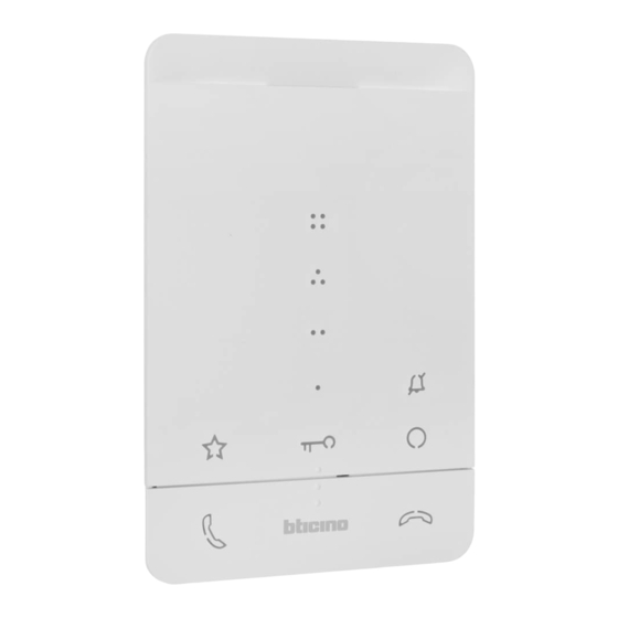 Aktivieren/Deaktivieren Der Tastentöne - Bticino Classe 100 A16E ...