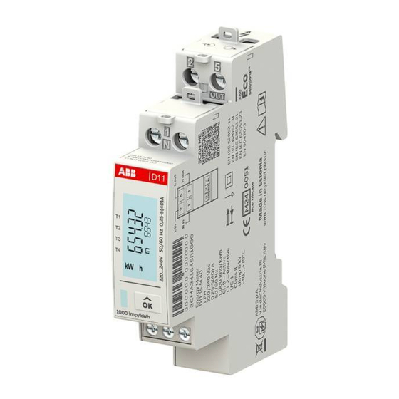 ABB D11 15 BEDIENUNGSANLEITUNG Pdf-Herunterladen | ManualsLib