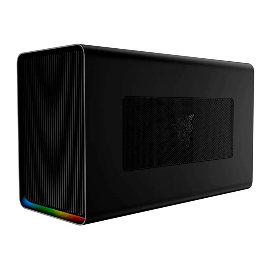 Razer CORE X, RC21-0131 - Gehäuse-Handbuch | ManualsLib