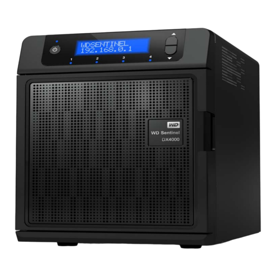WESTERN DIGITAL WD SENTINEL DX4000 ADMINISTRATORHANDBUCH Pdf ...