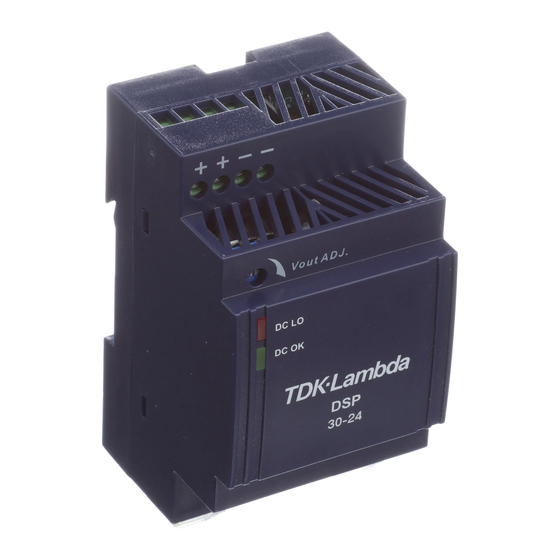 TDK-LAMBDA DSP30-SERIES HANDBUCH Pdf-Herunterladen | ManualsLib