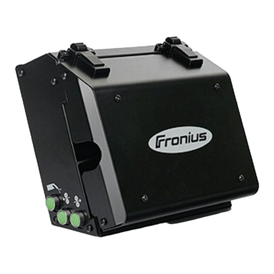 FRONIUS VR 1500-PAP BEDIENUNGSANLEITUNG UND ERSATZTEILLISTE Pdf-Herunterladen | ManualsLib