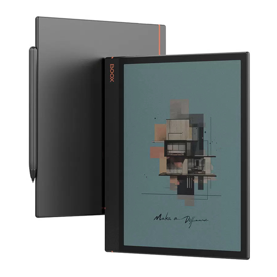 BOOX NOTE AIR 3 BENUTZERHANDBUCH Pdf-Herunterladen | ManualsLib