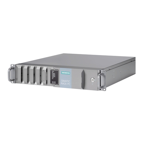 SIEMENS SIMATIC IPC647E BETRIEBSANLEITUNG Pdf-Herunterladen | ManualsLib