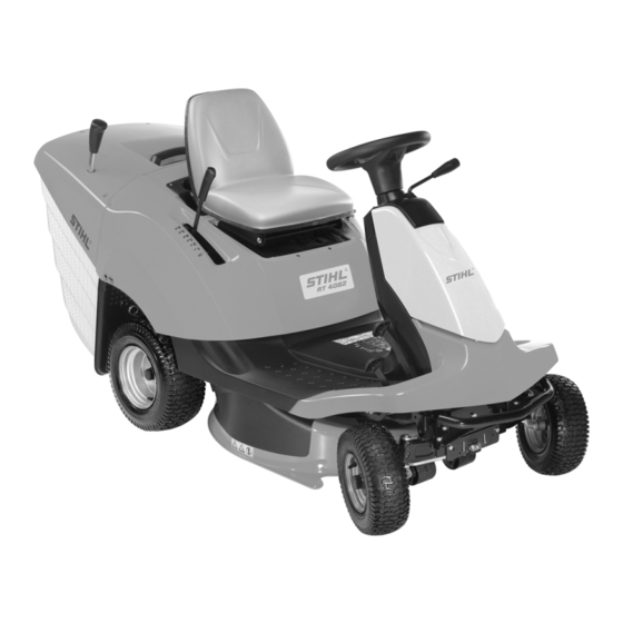 STIHL RT 4082 GEBRAUCHSANLEITUNG Pdf-Herunterladen | ManualsLib