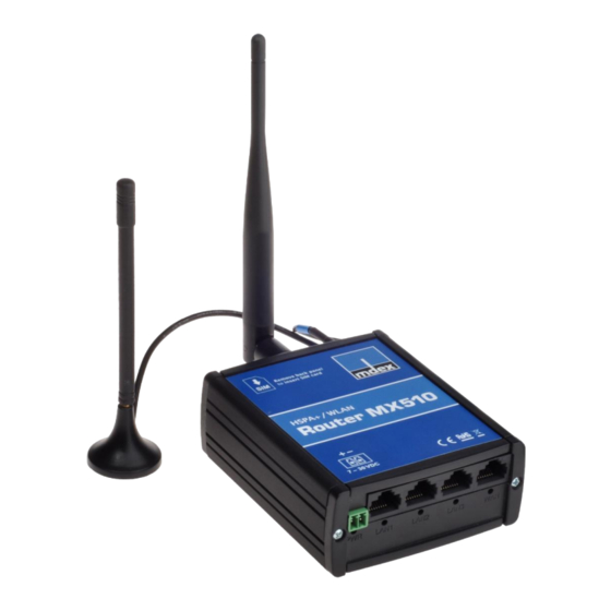 MDEX ROUTER MX510 EINRICHTUNGSANLEITUNG Pdf-Herunterladen | ManualsLib