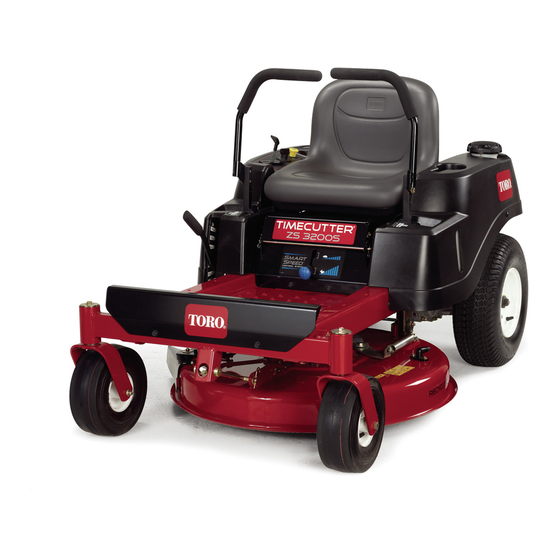 TORO TIMECUTTER ZS 3200S SERIE BEDIENUNGSANLEITUNG Pdf-Herunterladen ...