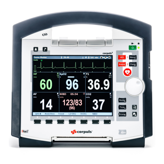 Druckerpapier Wechseln - GS Corpuls3 Gebrauchsanleitung [Seite 239 ...