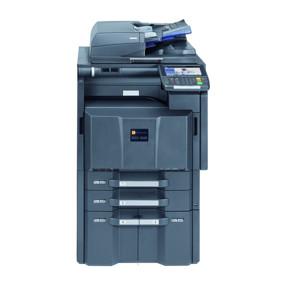 Technische Daten; Funktion - TA Triumph-Adler DC 2435 ...