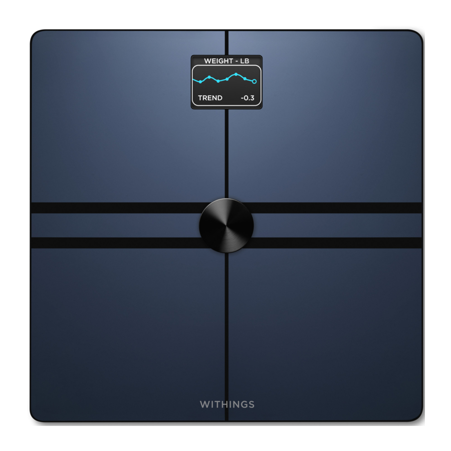 Withings Body Comp WBS12 Handbuch | ManualsLib