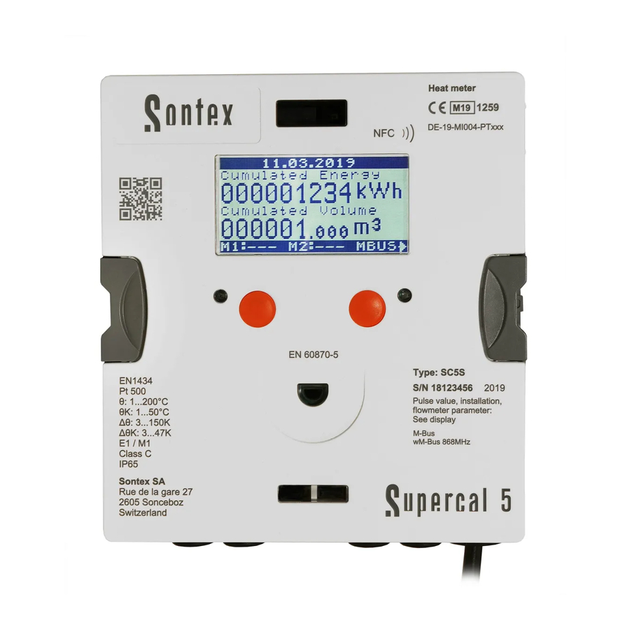 SONTEX SUPERCAL 5 INSTALLATIONSANLEITUNG Pdf-Herunterladen | ManualsLib