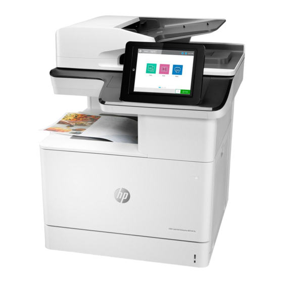 HP COLOR LASERJET ENTERPRISE MFP M776 SERIES BENUTZERHANDBUCH Pdf ...