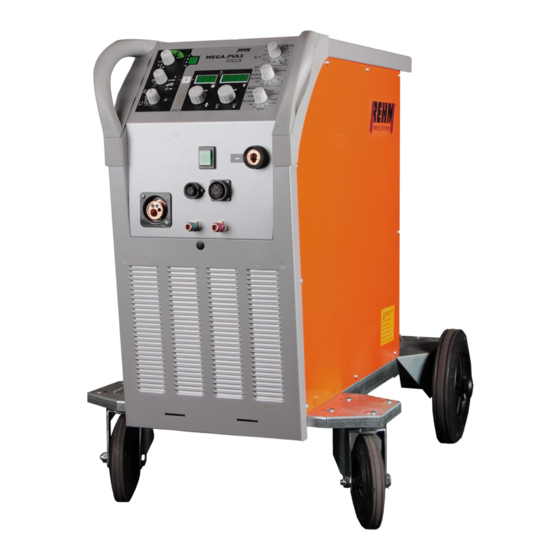 Produktidentifikation - REHM MEGA.PULS FOCUS 230 Betriebsanleitung ...