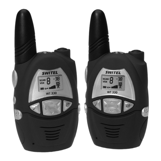 SWITEL WT330 BEDIENUNGSANLEITUNG Pdf-Herunterladen | ManualsLib
