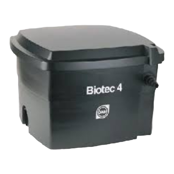 OASE BIOTEC 4 GEBRAUCHSANWEISUNG Pdf-Herunterladen | ManualsLib