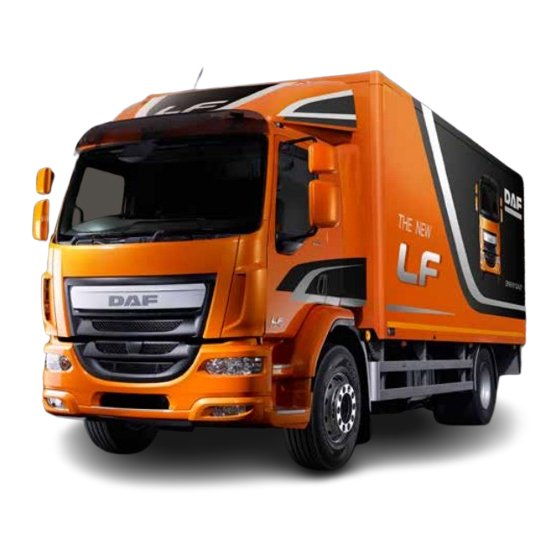 Inhaltsverzeichnis - DAF LF Kurzanleitung [Seite 21] | ManualsLib