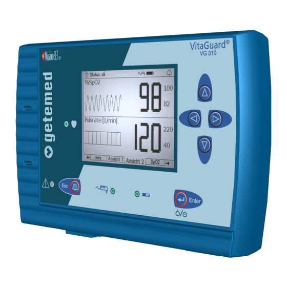 GETEMED VITAGUARD VG 310 GEBRAUCHSANWEISUNG Pdf-Herunterladen | ManualsLib