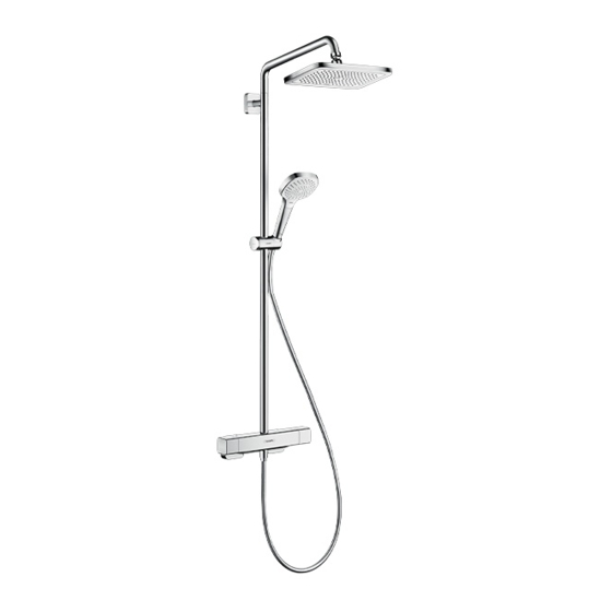 HANSGROHE CROMA E SHOWERPIPE 280 1JET 26084009 GEBRAUCHSANLEITUNG ...