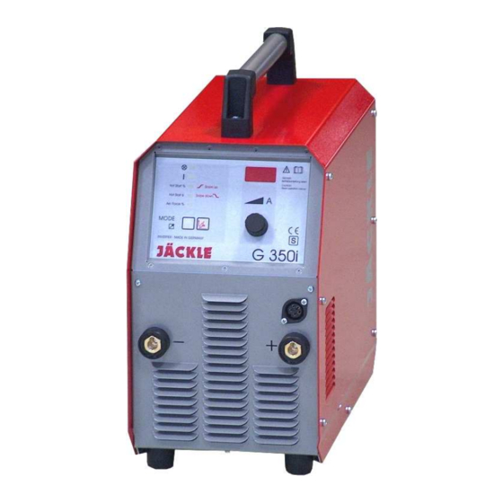 JACKLE G 350 I BETRIEBSANLEITUNG Pdf-Herunterladen | ManualsLib