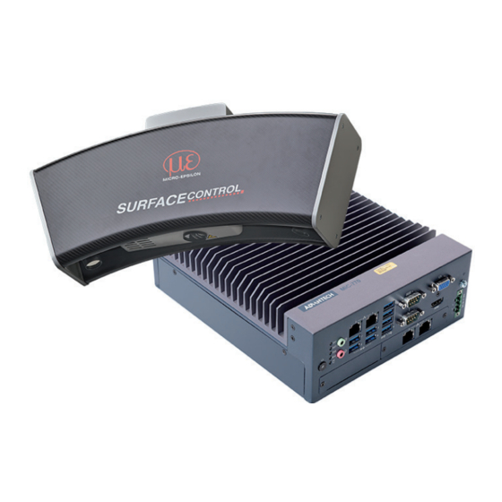 MICRO-EPSILON SURFACECONTROL 3D SC2500 MONTAGEANLEITUNG Pdf-Herunterladen | ManualsLib