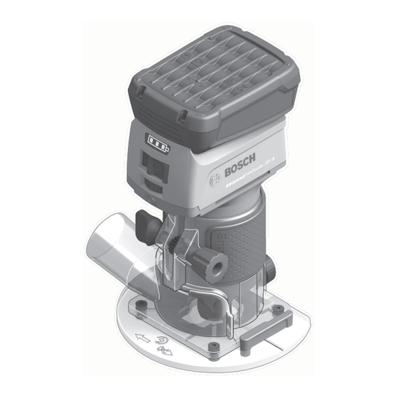 BOSCH ADVANCEDTRIMROUTER 18V-8 ORIGINALBETRIEBSANLEITUNG Pdf ...
