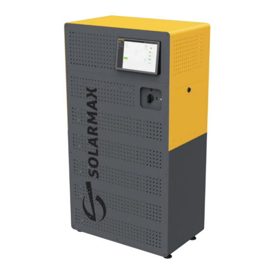 SOLARMAX MAX.STORAGE BEDIENUNGSANLEITUNG Pdf-Herunterladen | ManualsLib